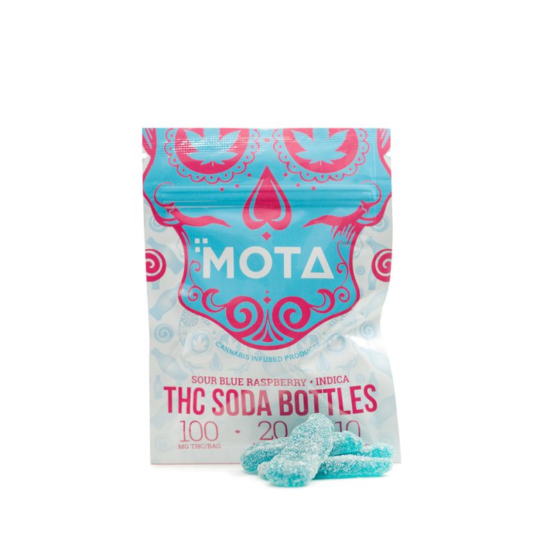MOTA Blue Raspberry Soda Bottles | Buy Edibles Online | Green Society