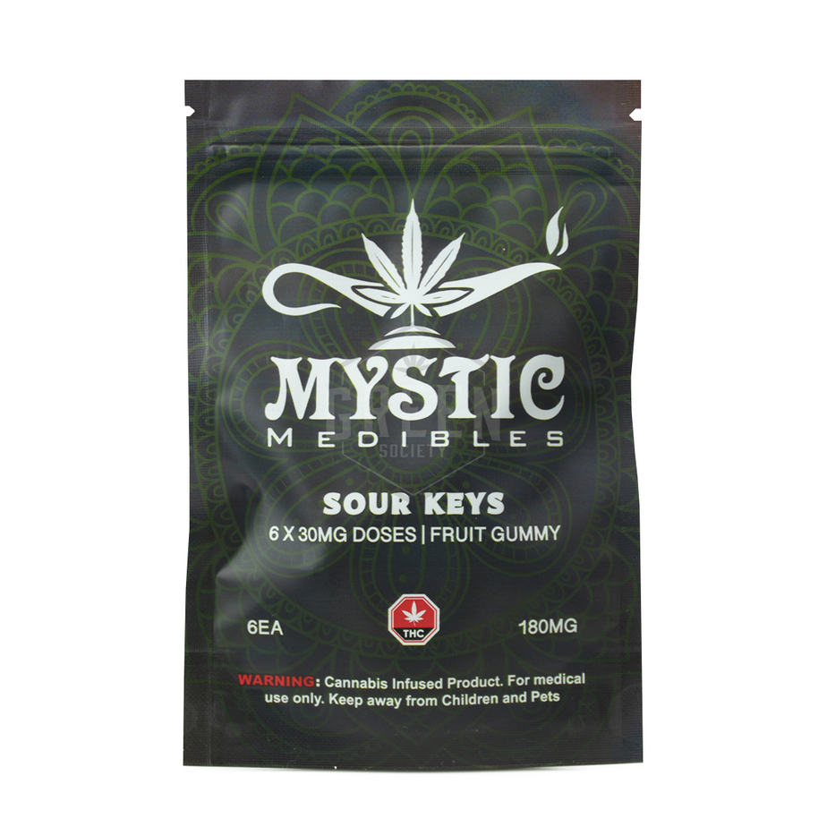 Mystic Medibles Sour Keys | Buy Edibles Online | Green Society