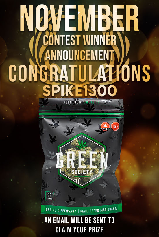 November Contest Winner Announcement | Green Society Blog