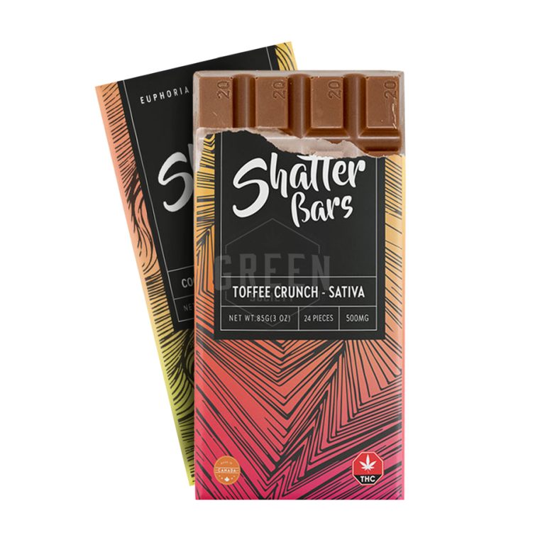 Euphoria Extractions Sativa Shatter Bars | Buy Edibles | Green Society