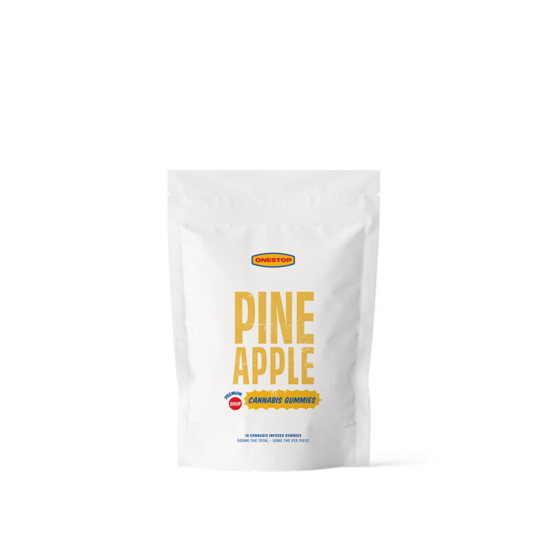 OneStop Pineapple THC Gummies | Buy Edibles Online | Green Society
